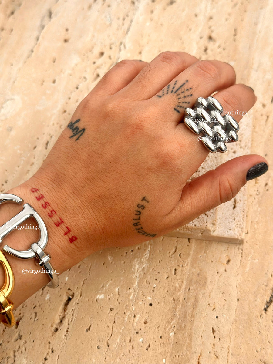 Checkers ring slv – Virgothings